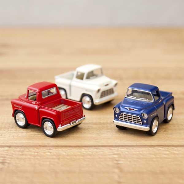 【商品詳細】ミニカー ダイキャスト プルバック式 ステップサイド ジュニアS精巧かつリアルな作りです。 お子さんのおもちゃとしてや、大人のインテリアとしてもオススメです！机の上や玄関などちょっとしたところに置いておくだけでオシャレな雰囲気に...