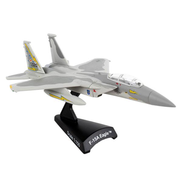 DARON F-15 イーグルUSAF 5FIS 1/150 完成品空自の主力戦闘機でもあるF-15 イーグル。本体はダイキャスト製で重量感もタップリです！展示用スタンドが付属。集めて並べれば、机上はまるで航空博物館！【商品情報】・スケール...
