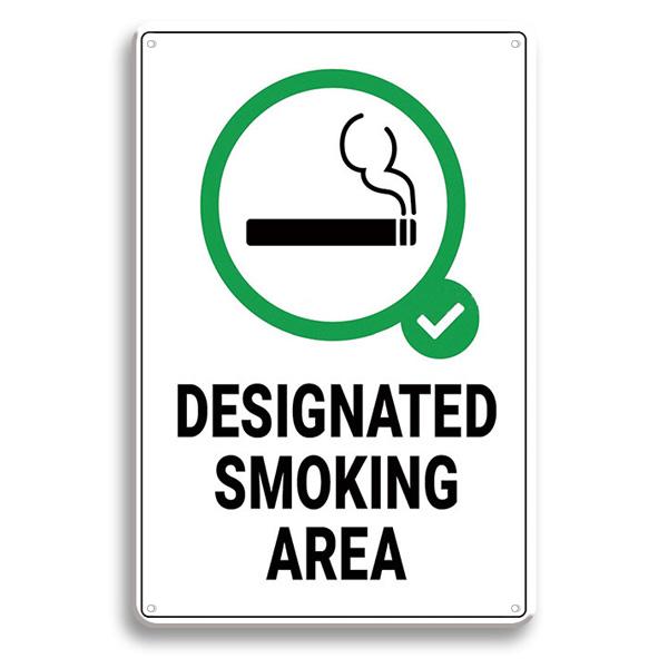 【商品詳細】"DESIGNATED SMOKING AREA(喫煙可能エリア)"と書かれたブリキ看板です。実用的に建物の入り口、喫煙施設内にディスプレイしたり、個人用にガレージやインテリアショップ用にオススメです！【商品情報】・サイズ(約)...