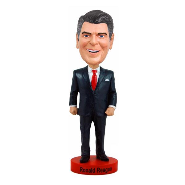 ロイヤルボブルズ (Royal Bobbles)のロナルド・レーガン (Ronald Wilson Reagan) ボブルヘッド第40代アメリカ大統領のボビングヘッドです。コレクションに加えたくなる逸品。【商品情報】・サイズ(約)：縦6cm...