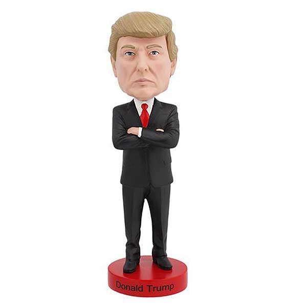 Royal Bobbles製 "ドナルド・トランプ 2016年 大統領選挙バージョン" です。・高さ：約20cm・高品質モデル