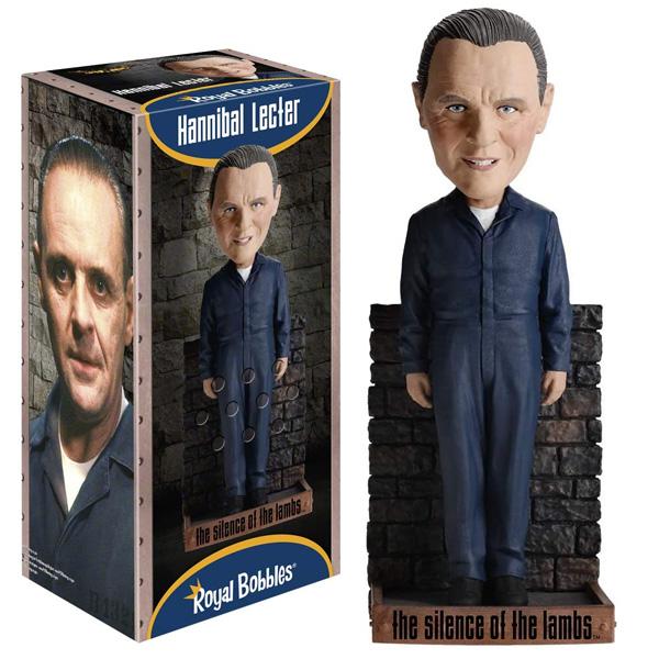 映画「羊たちの沈黙」のハンニバル・レクターのフィギュアです。 他のフィギュアとは違い、いつもなら丸い台座が特別にレンガの壁がバックに付いています。手塗りでペインティングを施されたこだわりの逸品！ 頭に触れると、ビョ〜ンビョ〜ンと頭が揺れるま...