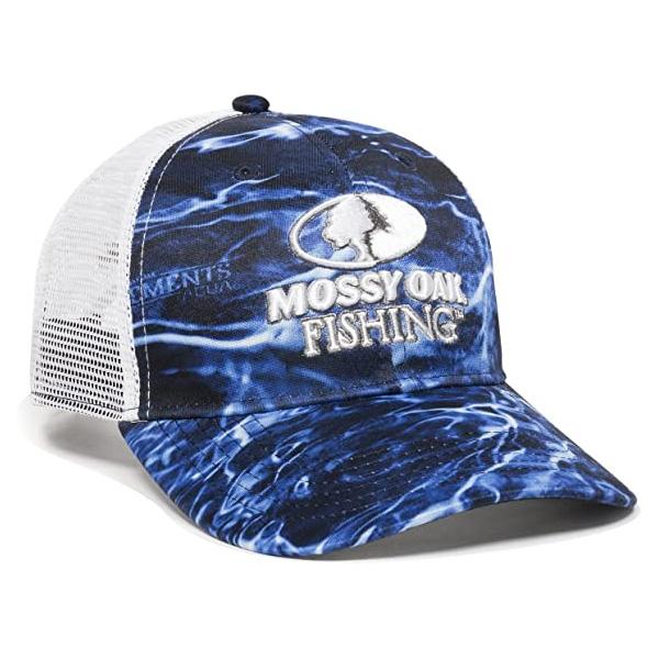 MOSSY OAK モッシーオーク マーリン メッシュキャップ「MOSSY OAK FISHING」の文字とロゴがデザインされたメッシュキャップです。 メッシュを使っているので暑い季節にピッタリ！ バックにはスナップバック式のアジャスターが...