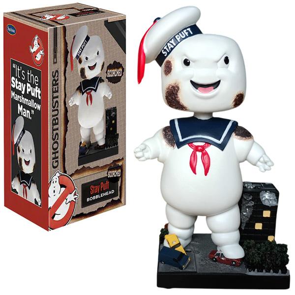 ゴーストバスターズ ステイ・プフト・マシュマロマン ボビングヘッド映画『ゴーストバスターズ』の名物キャラクター、ステイ・パフト マシュマロマンがボブルヘッドになって登場！愛らしい表情の中に、不気味な迫力を秘めた存在感はまさに映画そのまま。 ...