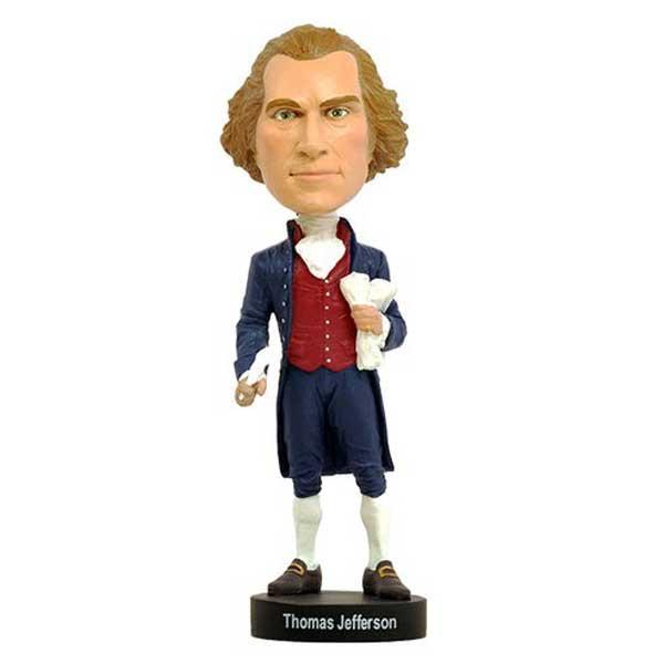 ロイヤルボブルズ (Royal Bobbles)のトーマス・ジェファーソン(Thomas Jefferson)ボブルヘッド独立宣言の主要著者であり、第3代アメリカ合衆国大統領"トーマス・ジェファーソン" のRoyal Bobbles製ボブル...