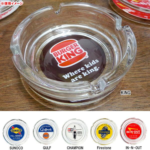 【商品詳細】灰皿 SUNOCO / GULF / CHAMPION/ Firestone / BURGER KING 直径11cm企業系の灰皿です！喫煙者がどこでもタバコ吸えた時代、企業が販促用として、灰皿を作って配っていました。その復刻版...