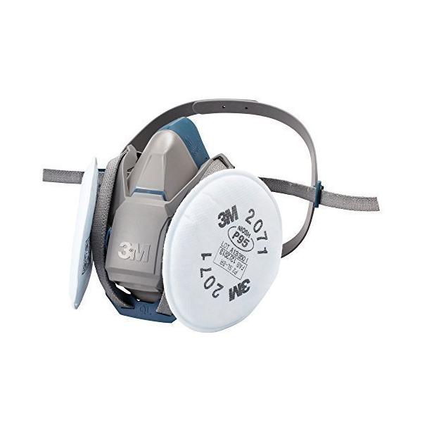 ●商品説明３M独自のクイックラッチ機能を搭載しています。片手で素早く、簡単にしめひもの調節が行えるため、ヘルメットを着けたままでもマスクの着脱が可能です。シリコン面体のため、柔らかいフィット感です。ろ過材を付ければ防じんマスク、吸収缶を付け...