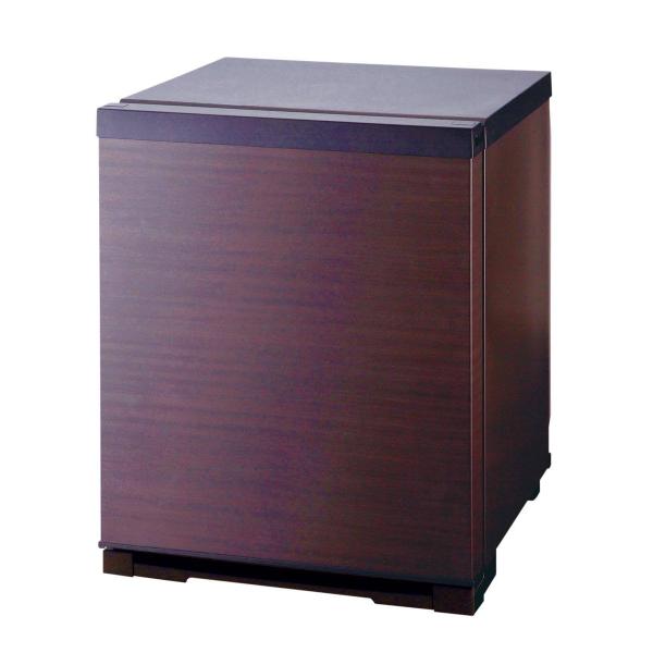 【商品説明】音の静かなペルチェ方式です。電子制御+アルミニウム2面 自然対流方式により、均一な庫内温度分布です。吸気口は下部ドレインパンに装着されており、着脱可能なフィルター式で容易に清掃できます。