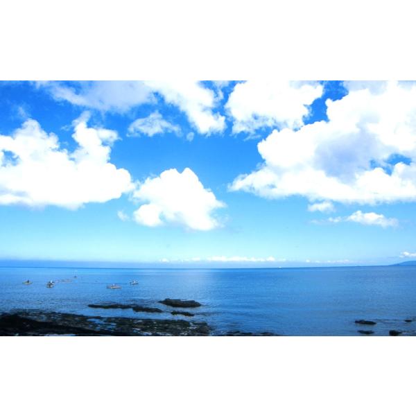 Nice Blue / 夏の青　撮影者：村山ヒデカズ/額付/オリジナルプリント千葉県館山市の見物海岸から撮った　夏の青　の写真（オリジナルプリント）です！自然の爽やかですがすがしい青！　気分が晴れるといい！　という思いで　その瞬間を撮りまし...