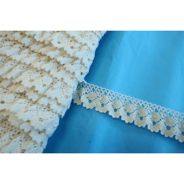 5m巻き フリルレース ゴム入り ウール 生成り ベージュ系 トーションレース 日本製 DS.21017-S-5厚み：普通　柔らかい　　ウール素材温かみのある安心の日本製ウールフリルレースです。ゴム入りのフリルレースで適度なボリューム感があ...