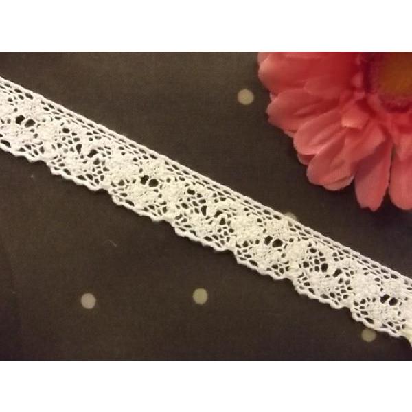 手芸用レース　オーガニックコットントーションレース(^^♪）【素材】オーガニックコットン 100%【幅】17mm幅【厚さ】普通【風合い】柔らかいです【色】明るいベージュこちらは1m単位でのご注文になります♪1mの場合→1と入力3mの場合→3...