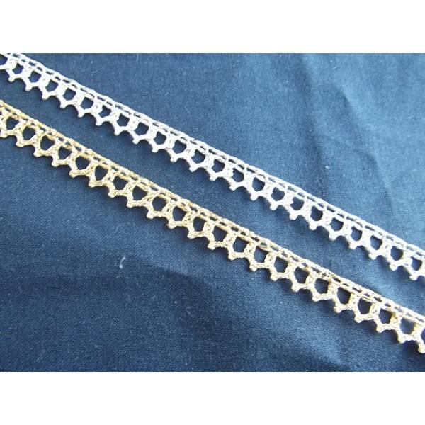 ラメの色も鮮やかなゴールドとシルバーなので、洋服や小物など用途も色々でオススメです工場直営の当店だからこそできる高品質、低価格レース☆【素材】ラメ100%【厚さ】あり【色】鮮やかなゴールドとシルバーこちらの商品は1m単位でのご注文になります...