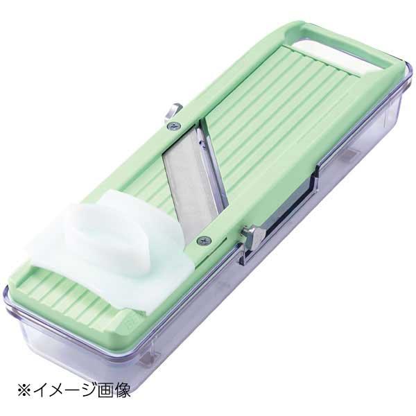 ●スライス幅:60mm●厚み調整:0.3〜5.0mm●付属品:平刃、くし刃(細目、中目、荒目)●外寸(mm):327×92×H8●付属品:平刃、くし刃細目、くし刃中目、くし刃荒目