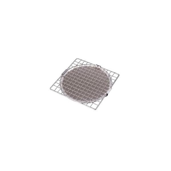 ●カラー:白●150×150●材質:角網/18-8ステンレス、丸網/18-0ステンレス●二重構造の網で炎が直接料理に当らず、むらなく焼け、汁だれを抑えます。