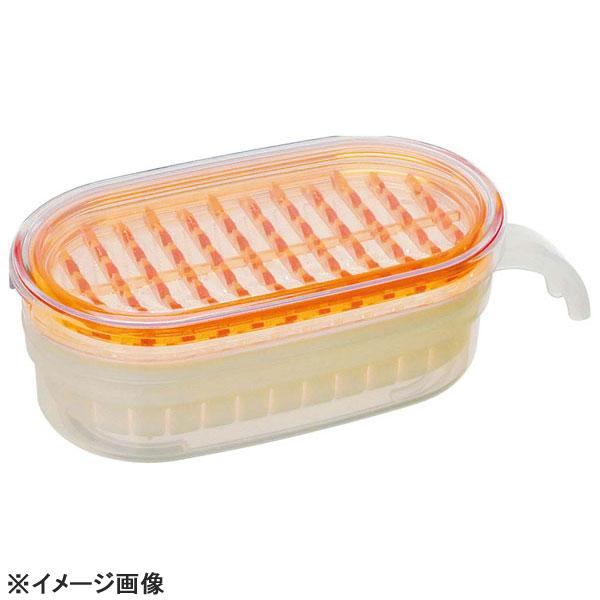 サイズ：97 215 H70 重量(g)：242 容量(ml)：330 材質：ポリプロピレン AS樹脂 シリコーンゴム ●鬼おろしと通常の2種のおろし板付。 ●底面に滑り止めゴム付。 ●フタ付。 ●スノコ付。