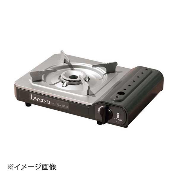 ●最大発熱量：3.5kW（3,000kcal/h）●ガス消費量：253ｇ/h●連続燃焼時間：約70分●安全装置：圧力感知安全装置、容器装着安全装置、容器受口加圧式機構、しる受け反転防止装置●アイボンベに適合したカセットこんろ●外寸(mm)：...