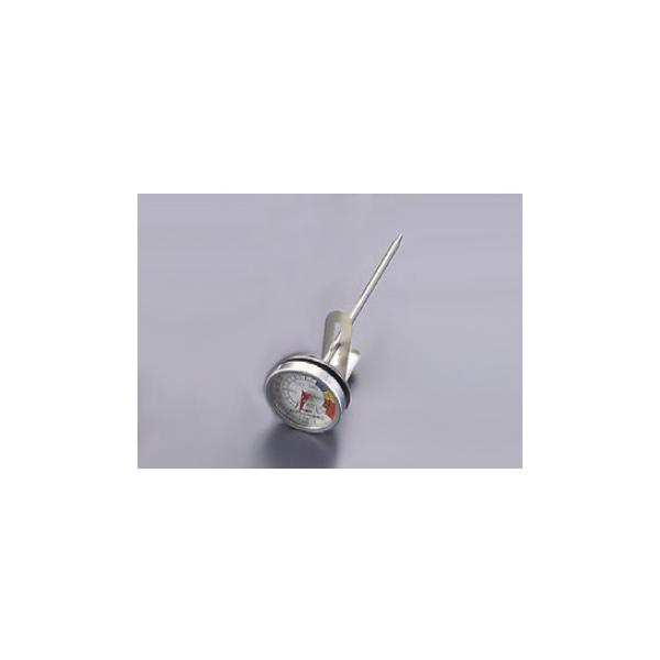 ●+20℃〜+220℃●φ42×全長143●※油の温度で決まる揚げ物の必需品。鍋にも取付けワンタッチの金具付。