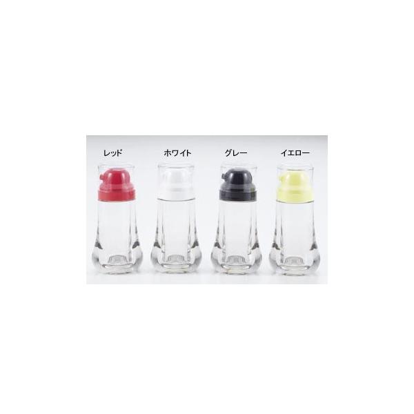 ●カラー:グレー●容量:45cc●φ54×H118●材質:キャップ・本体/AS樹脂、注ぎ口・球/18-8 ステンレスステンレススチール、透明保護キャップ/スチロール樹脂