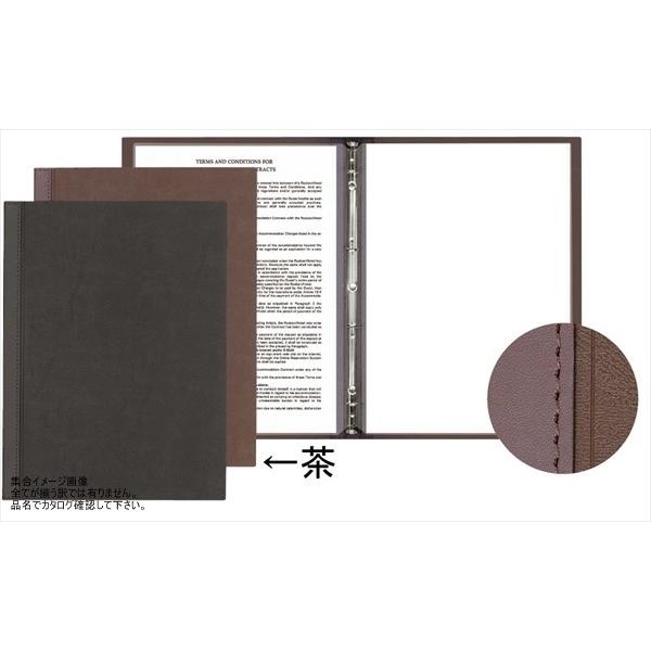 メーカー品番_カラー_幅×高さ×厚み(mm)_用紙サイズ_ページ仕様:スリム-B・LU_茶_242×315×19_A4_ビニール付8ページ