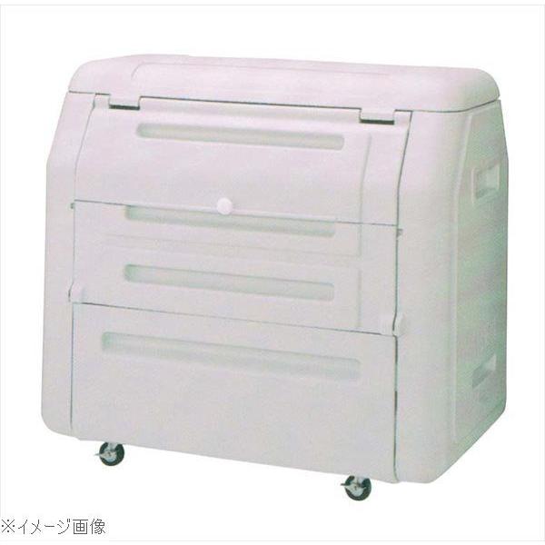 外寸(mm)1300×850×H1200 キャスター：φ75 重量40kg 容量980L・45Lポリ袋 22個相当