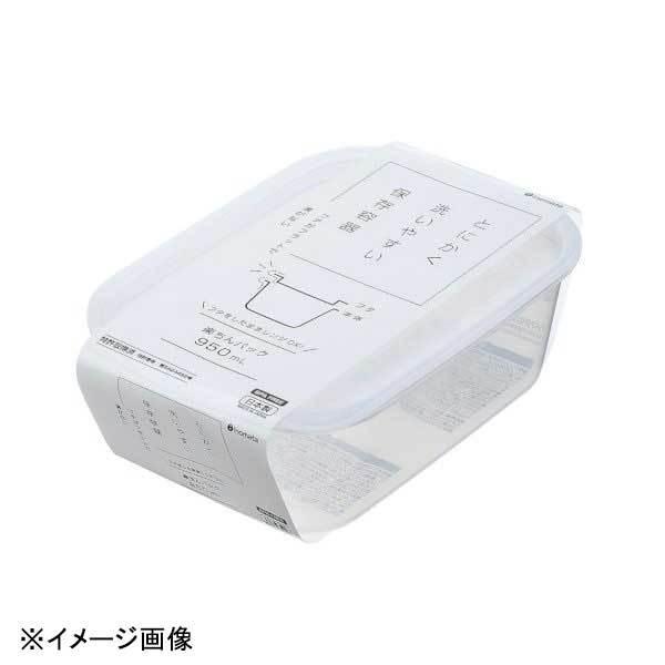 ●容量(ml)：950●入数：1●幅(mm)×奥行(mm)×高さ(mm)：138×203×68楽ちんパックシリーズ●フタをしたまま、レンジ加熱OK！●加熱中に発生する蒸気がフタを押し上げ、蒸気を逃します。●フタと本体のフチがフラットなので簡...
