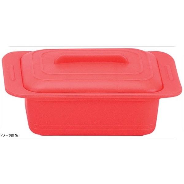 メーカー品番59627 カラーパプリカレッド     (外寸)幅×奥行×高さ(mm)190×125×75 (内寸)幅×奥行×深さ(mm)140×105×55 容量(mL)640