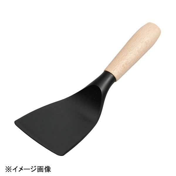 ●幅(mm)×長さ×全長(mm)：65×40×210●材質：ターナー/ナイロン(●耐熱温度200℃)ハンドル/天然木(ウレタン塗装)●ひっくり返す、取り分ける、切るが一本で、できます。●適度なしなりで食材の下に入り込みやすいです。●先端が薄...