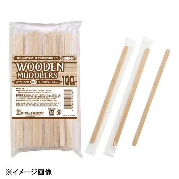 ●メーカー品番：MDW-100P●全長(mm)：140全長：140●衛生的な個包装仕様。●素材・材質：木材●カタログコード：・8-0943-1601
