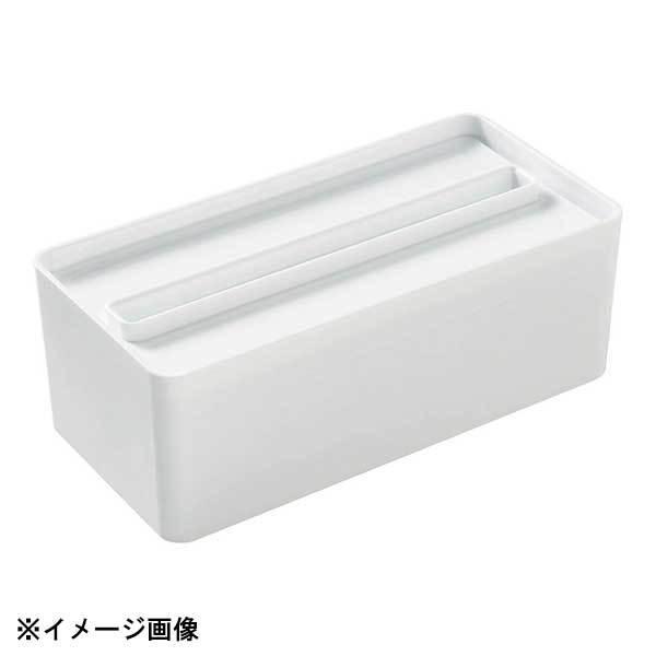 【サイズ】幅_奥行_高さ(mm) 約310_125_95【重さ】425(g)【カラー】ホワイト【メーカー品番】80930●フタの重みで取り出しやすく、袋のままでも入るのでスッキリ収まります。
