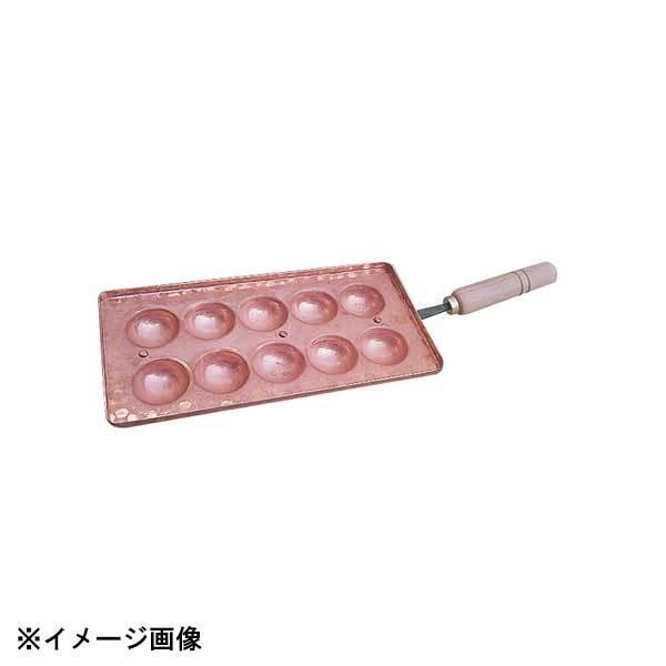 明石焼き鉄板●サイズ　縦×横×全長　穴径×深さ：150×300×450mmφ50×20mm●材質：銅●生産地：日本