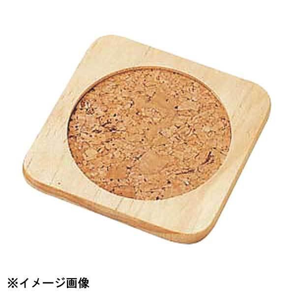 コルク製コースター●サイズ　縦×横×t=厚さ：95×95mm× t=5mm●材質：コルク●生産地：日本