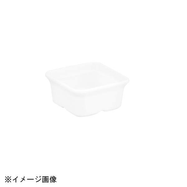 洗練されたフォルムはお料理を引きたてつつ、スタイリッシュな空間を演出します。介護施設や病院、学校給食で定番のメラミン食器。業務用に適した、強度が魅力です。●サイズ　外寸×高さ　容量：77×77×H37mm110ml●材質：メラミン樹脂●生産...