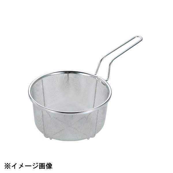 丈夫でお手入れが簡単な18-8ステンレス製。16メッシュ●サイズ　外径×外寸高さ×柄長：φ160×H97×145mm●材質：18-8ステンレス●生産地：燕三条