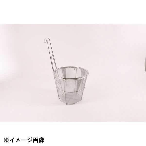 大量かつ細麺にも対応します。そうめんにも最適です。●サイズ　上外径×下外径×深さ×柄長：φ195×φ130×170×180mm●材質：18-8ステンレス●生産地：燕三条