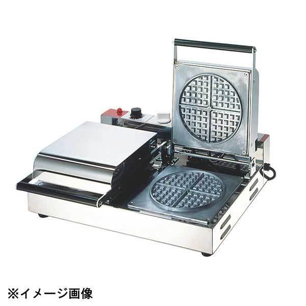 ●電源：単相100V●サーモスタット：30〜200℃●焼き上がりサイズ：φ174×H16mm●サイズ　外寸巾×奥行×高さ：255×445×H165mm●生産地：日本