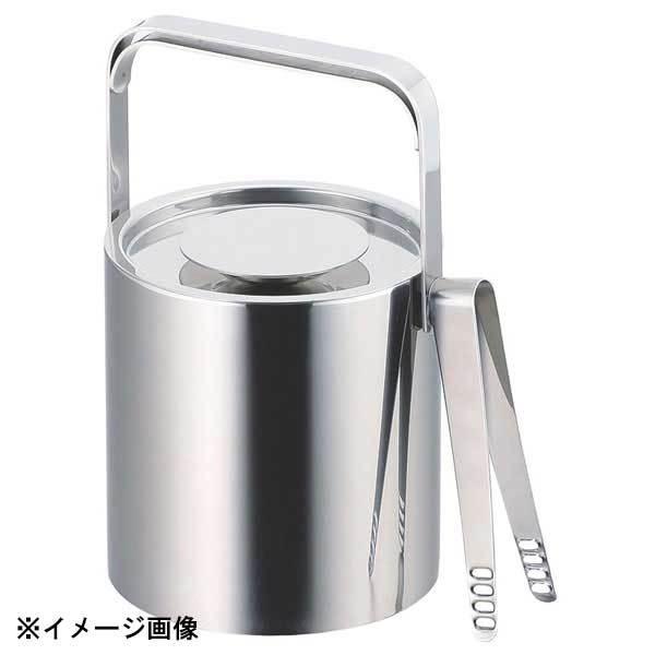 丈夫でお手入れが簡単なステンレス製。トング付き●サイズ　直径×高さ　容量：φ130×H140mm1350ml●材質：18-8ステンレス●生産地：燕三条