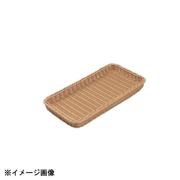 籐のような手編みのぬくもり、柔らかいのに丈夫なしっかり形状。120℃の高熱に耐え、食器洗浄機にも対応。お手入れ簡単、カビにくく衛生的。水洗いOK。●サイズ　縦×横×高さ：400×200×H35mm●材質：ポリプロピレン●生産地：中国