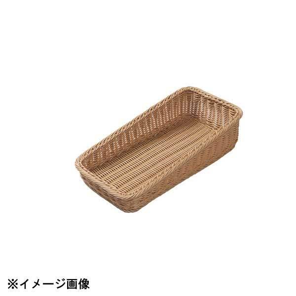 籐のような手編みのぬくもり、柔らかいのに丈夫なしっかり形状。120℃の高熱に耐え、食器洗浄機にも対応。お手入れ簡単、カビにくく衛生的。水洗いOK。●サイズ　縦×横×高さ：400×200×H50/100mm●材質：ポリプロピレン●生産地：中国