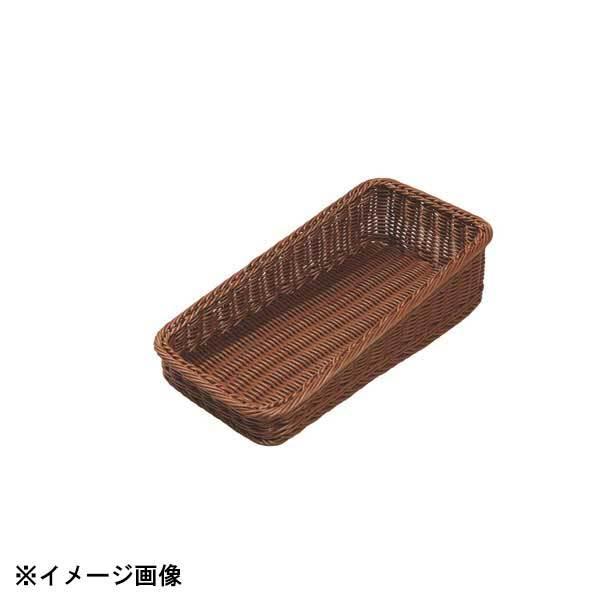 籐のような手編みのぬくもり、柔らかいのに丈夫なしっかり形状。120℃の高熱に耐え、食器洗浄機にも対応。お手入れ簡単、カビにくく衛生的。水洗いOK。●サイズ　縦×横×高さ：400×200×H50/100mm●材質：ポリプロピレン●生産地：中国