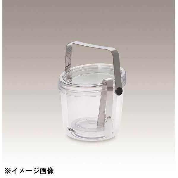 氷を長時間キープでき、結露しにくい二重構造。透明度の高いトライタン製なので中身がよく見えます。アイストング付。●サイズ　縦×横×高さ：170×160×H155mm●材質：本体:ポリプロピレン　ハンドル:ステンレス●生産地：日本