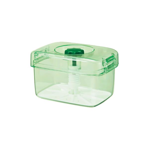 ●サイズ:225×140×H140mm●容量:2.2L●材質:本体・フタ/ポリスチレン、フック/AS樹脂