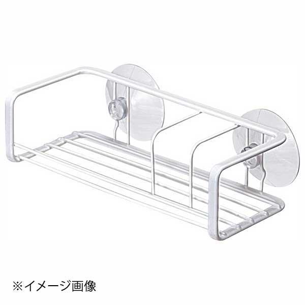 ●洗剤とスポンジ2個がちょうど入るサイズ●サイズ:188×83×H51mm●材質:本体/鉄(樹脂コーティング)、吸盤/塩化ビニル樹脂