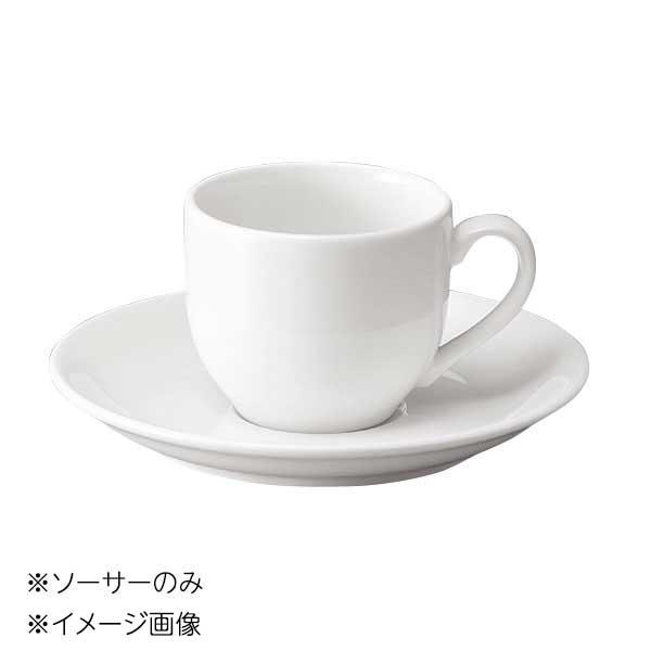 ソーサーのみ(カップは別売です) プレーンなリム形状の強化磁器●サイズ：φ12.8×H1.7cm  ●素材：強化磁器 ●CD：50220001 ●品番：T183-033-25