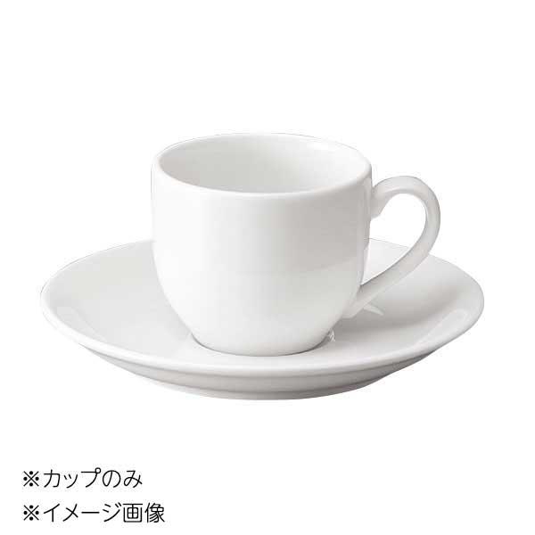 カップのみ(ソーサーは別売です) プレーンなリム形状の強化磁器●サイズ：φ8.4×6.2×H5.2cm ●満水容量：100cc  ●素材：強化磁器 ●品番：T183-033-26