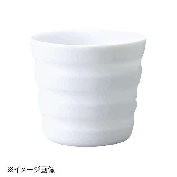 透き通るくらいの美しい彫刻のカップ。料理の創作意欲を掻き立てる形状のラインナップ。●サイズ：φ8.5×H7.8cm ●満水容量：260cc  ●素材：白磁 ●品番：T144-54-02
