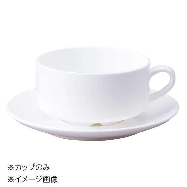 カップのみ（ソーサーは別売です） 特有の白さと、チップやナイフマークに対する強さを兼ね備えたオープンストック。●サイズ：9.5×H5cm ●満水容量：280cc  ●素材：強化磁器 ●品番：T163-81-03