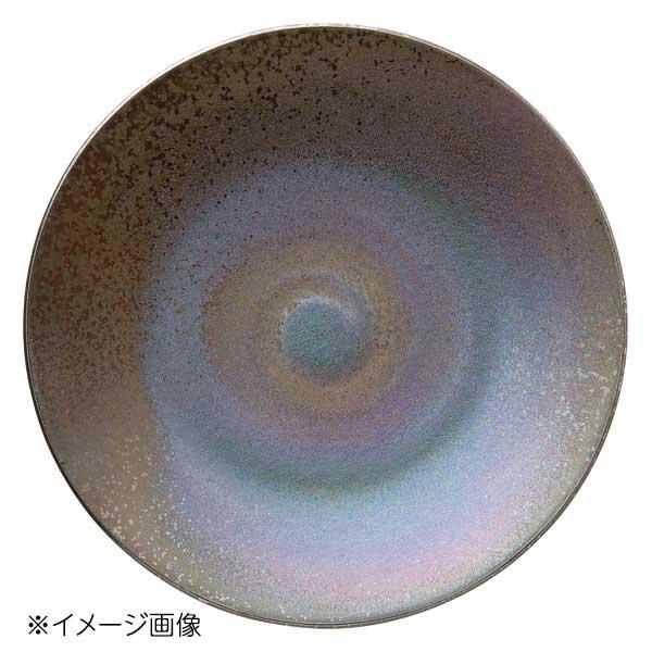 ※金属的な発色をする特殊な釉薬を使用し、更に手描きで加飾しているため、製品には個体差があります。本製品の個性としてお楽しみいただけましたら幸いです。●サイズ：φ24.5×H2.5cm  ●素材：磁器 ●品番：T022-ES-J0104