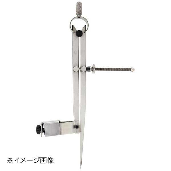 【特徴】●建築用鉛筆、チョーク、各種マーカーをホールドすることができ、大きな円を描けます。●丈夫で狂いにくい金属製です。【用途】●カラートタンへのケガキや合板等への墨付けに