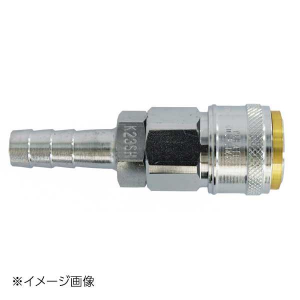 【特徴】●リングを引く必要のない差し込むだけのワンタッチ式エアソケットです。【用途】●エアホース用の配管として