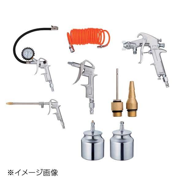 【特徴】●お得なエアツール7点セットです。【用途】●清掃作業、塗装作業、自動車のタイヤ空気圧測定や調整、各種空気入れに